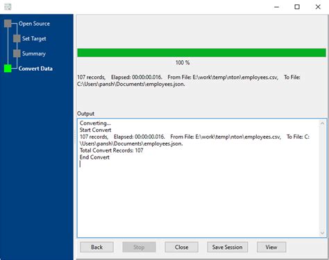 Convert CSV File To JSON File In A Few Clicks