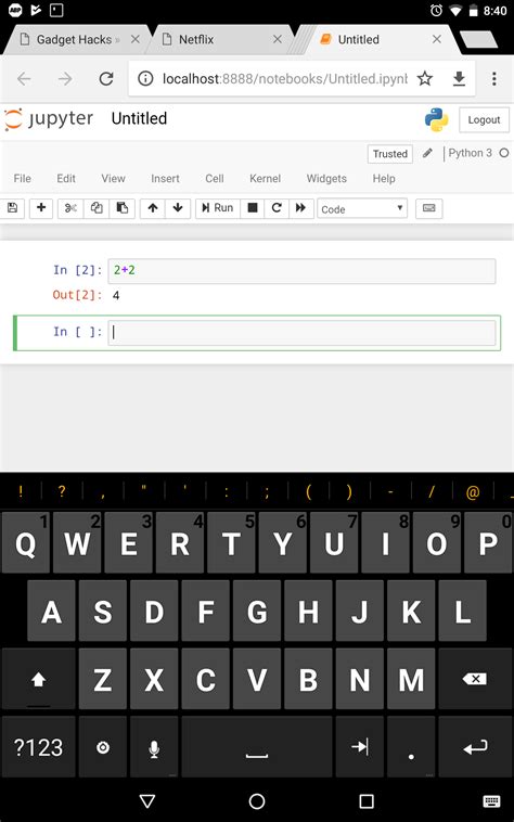Python How Do I Install Jupyter Notebook On An Android Device