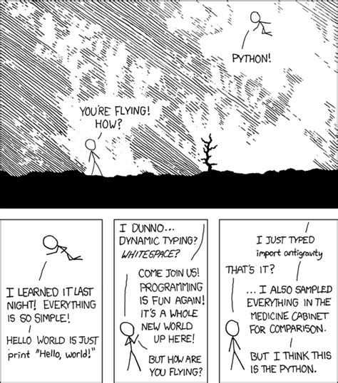 python webcomic by xkcd source programming humor python programming programming