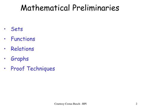 ppt mathematical preliminaries powerpoint presentation free download id 6382564