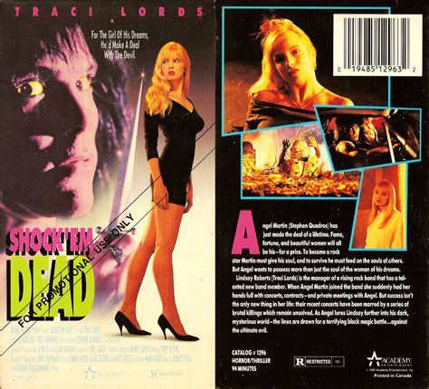 Basement Of Ghoulish Decadence Shock Em Dead 1991 1990 Academy Entertainment Promo
