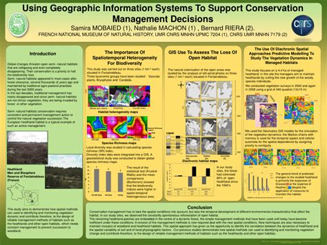 pdf biodiversity conservation gis using geographic information systems to support