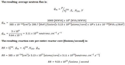 Reaction Rate Definition Calculation Nuclear Power