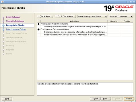 Upgrading With Oracle Database Upgrade Assistant Dbua