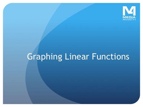 graphing linear functions wisewire