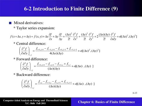 ppt chapter 6 basics of finite difference powerpoint presentation free download id 3214969
