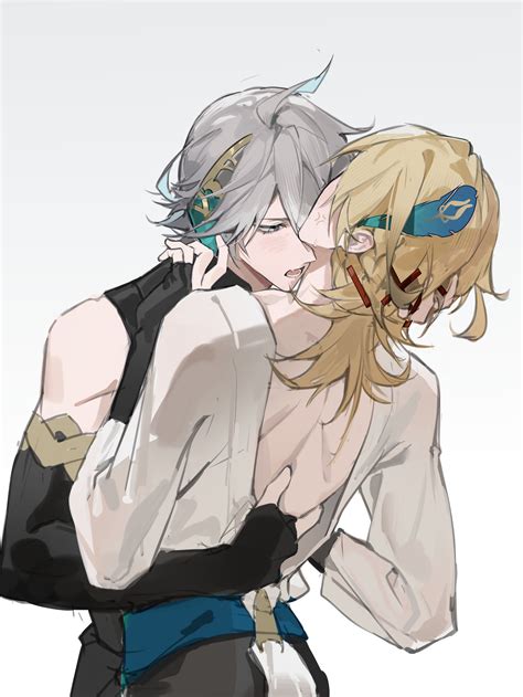 Alhaitham And Kaveh Genshin Impact Drawn By Soii Danbooru