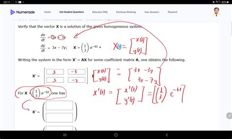 solved point consider the nonhomogeneous system x 3 [ 3] [4] write a fundamental matrix