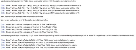 solved let v and w be vector spaces and let t v w be a