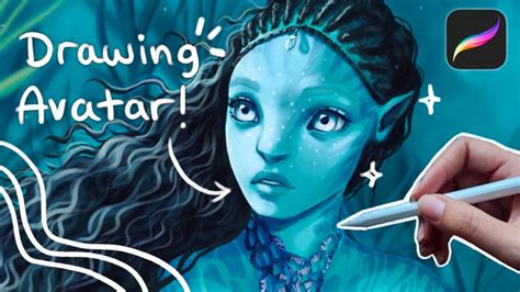 Drawing Tsireya From Avatar The Way Of Water YouTube