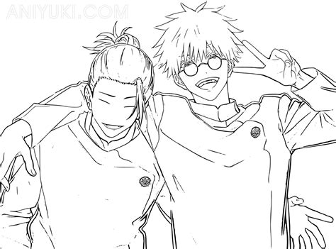 Desenhos De Satoru Gojo Para Colorir Aniyuki Anime Portal