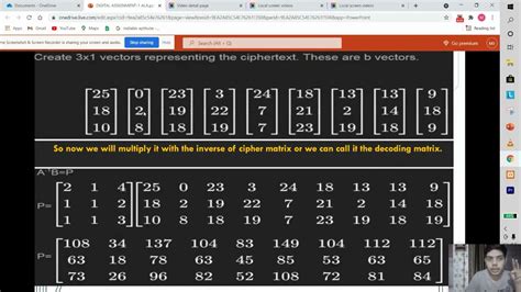 all about cryptography using matrices and linear algebra plaintext ciphertext encryption