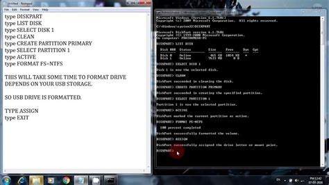 how to make bootable usb using cmd youtube