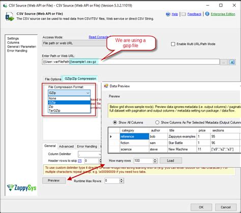 SSIS CSV File Source Read Import From Flat File Or Web API ZappySys