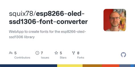 GitHub Squix78 Esp8266 Oled Ssd1306 Font Converter WebApp To Create