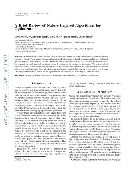 list of evolutionary algorithms pdf metaheuristic mathematical optimization