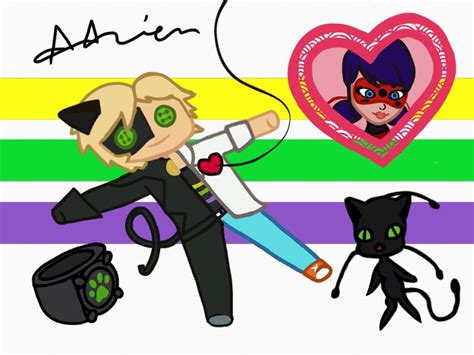 Tied Together Adrien Agrestechat Noir By Vexatiousfeline On Deviantart