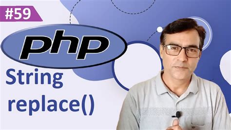 php string replace function php tutorial for beginners lesson 59 youtube