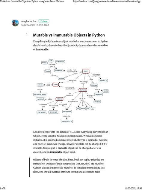 mutable vs immutable objects in python pdf functional programming software engineering