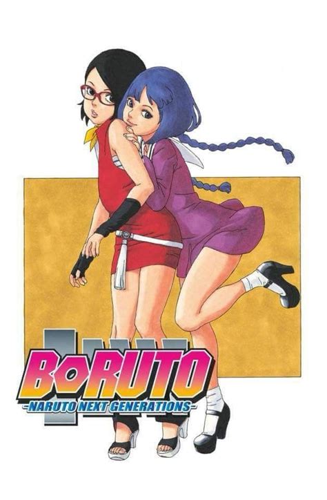 Boruto Chapter 19 Manga Cover ️ Sexualized Sarada And Sumire But Theyre Pretty Af ️ Sasuke