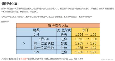 四舍五入和银行家舍入法 编程宝典