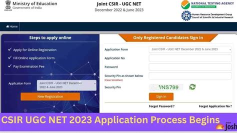 csir ugc net 2023 application process begins check direct link to apply and other details here
