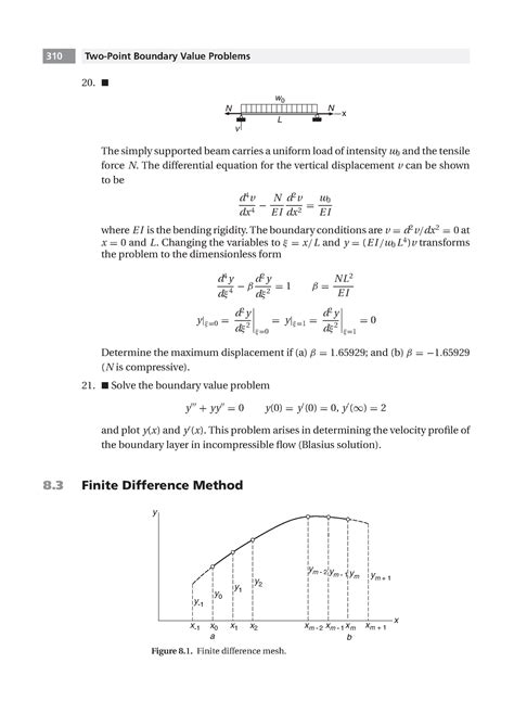 numerical method with python 107 310 two point boundary value problems n x l w 0 n v the