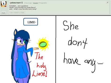 Ask Delilah Fav Ice Cream Fav Sonic Song By Ofyawnsandsleeps On Deviantart