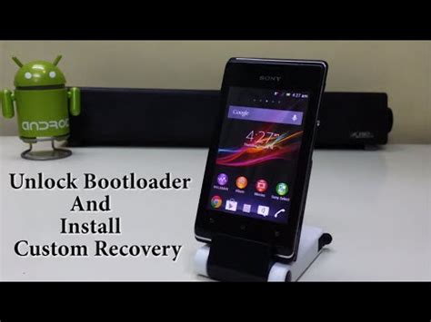 Unlock Bootloader Install Custom Recovery On Any Xperia Device YouTube