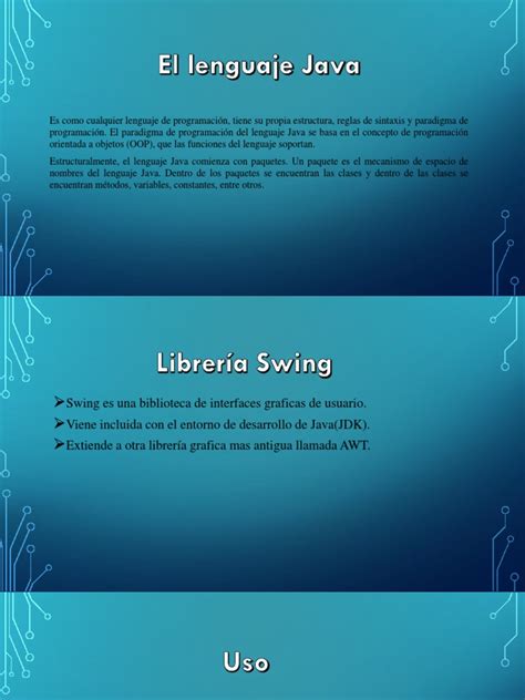 swing java pdf java lenguaje de programación ventana informática