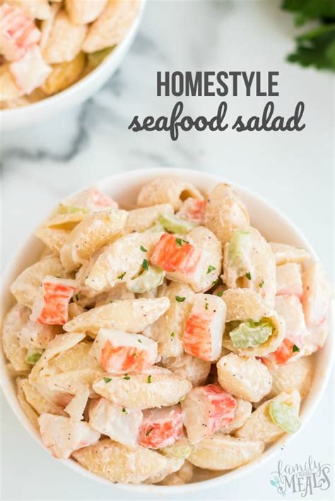 Cold Seafood Pasta Salad Recipe With Crabmeat And Shrimp My Bios