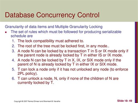 concurrency control techniques ppt download