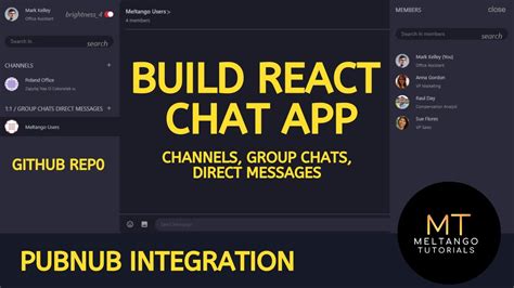 build a chat in react js and pubnub pubnub tutorial youtube