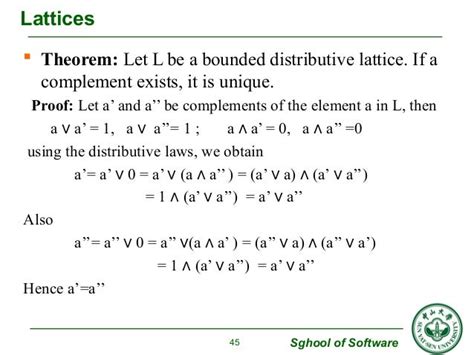 ch 2 lattice and boolean algebra