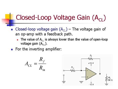 Open Loop And Closed Loop Gain Of Op