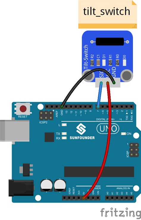Lesson 21 Tilt Switch — Sunfounder Sensor Kit V2 For Arduino Documentation