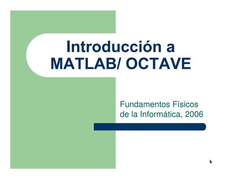 octave matlab