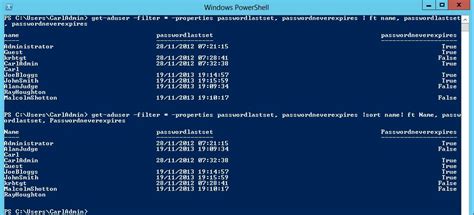 retrieve password last set and expiration date powershell heelpbook