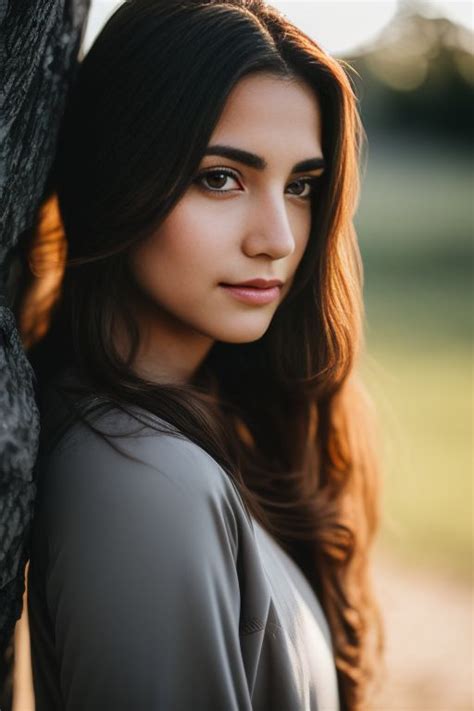 Happy Jaguar427 Girl With Long Brown Hair And Grey Eyes