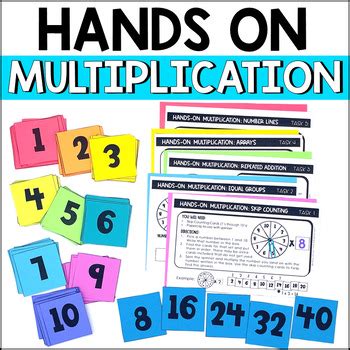 Hands On Multiplication Activities Arrays Equal Groups Jumps On A
