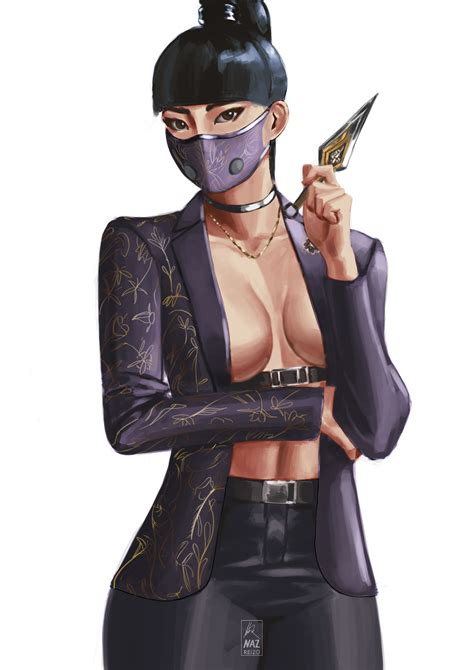 Rule 34 1girl Azami Rainbow Six Fashion Hidden Face Japanese Female Nazreizo Artist