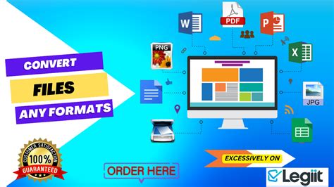 Convert Files To Pdf Word Excel Or Any Formats Legiit
