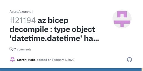 Az Bicep Decompile Type Object Datetime Datetime Has No Attribute