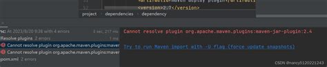 解决Unresolve plugin org apache unresolved plugin org apache maven