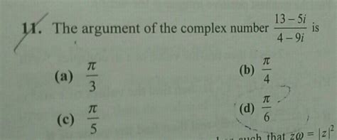 find the modulus and the principal argument of the complex number i 1 i 1 cos2pi 5 sin2pi 5