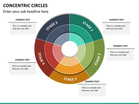 Concentric Circles PowerPoint SketchBubble
