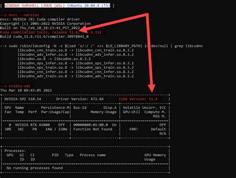 cuda version mismatch in docker with wsl2 backend stack overflow