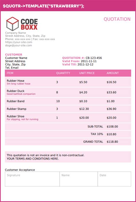 github code boxx quotr quotr is a free and open source php quotation generator that is