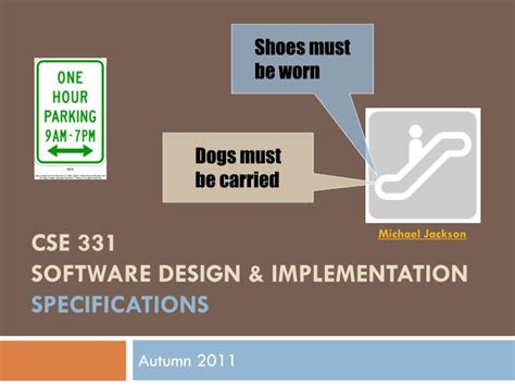 ppt cse 331 software design and implementation specifications powerpoint presentation id 2214438