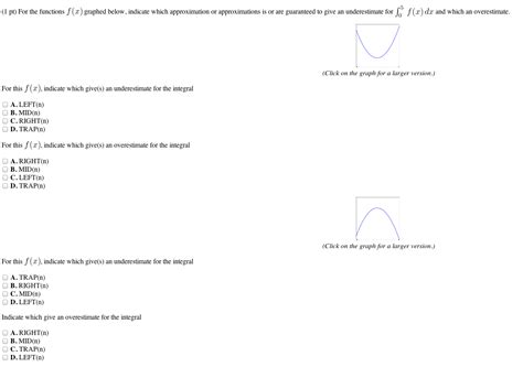 solved for the functions f x graphed below indicate which